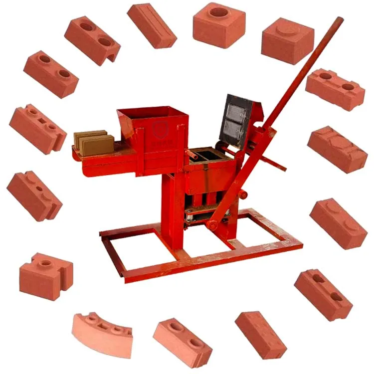 Manual Brick Making Machine Clay Interlock Block Making Machine Brick ...