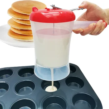 Pancake Batter Dispenser With Squeeze Handle,Cake Mix Batter Dispenser ...