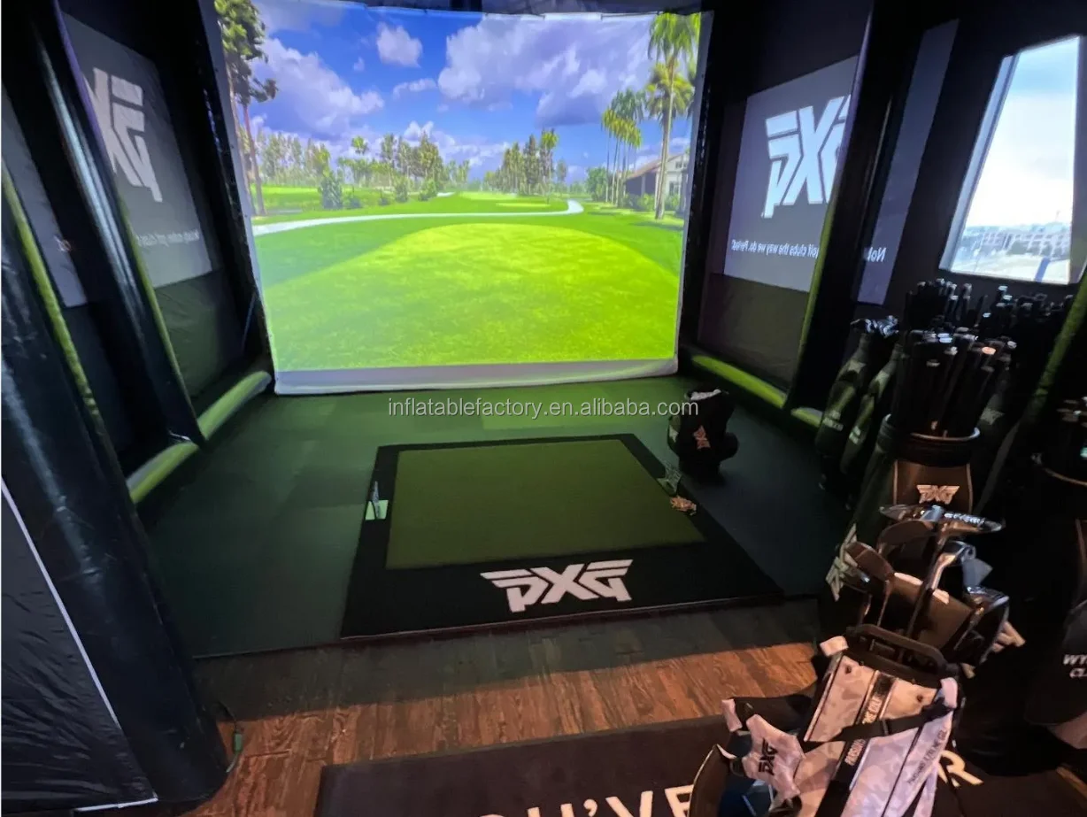 Inflatable Golf Simulator Driving Range Tent For Simulator Tent - Buy ...