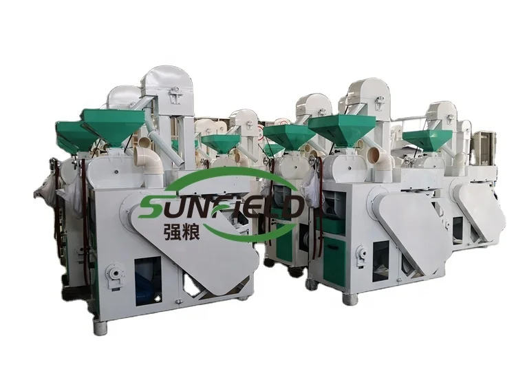 Sunfield Mini 400kg 500kg/h Factory Price Diesel Engine Rice Huller