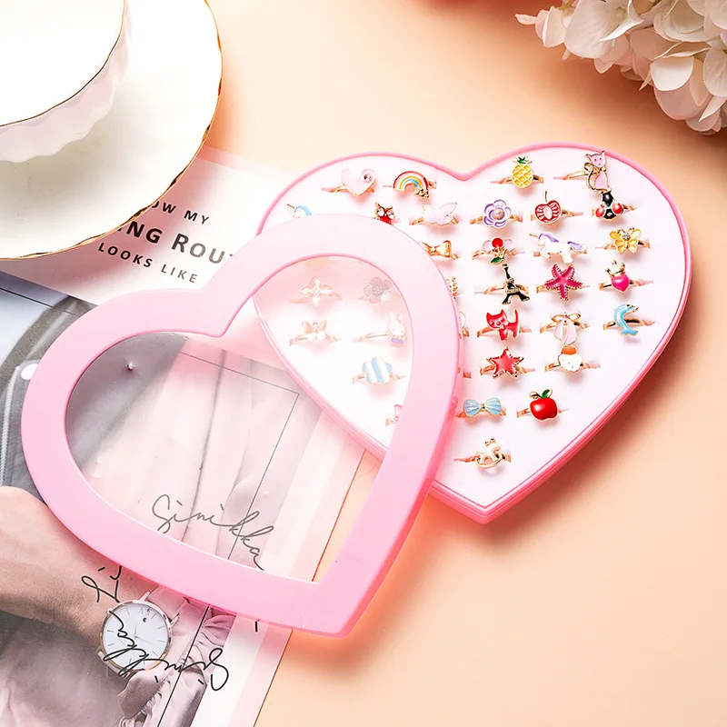 Wholesale 36pcs Set Cute Kid Rings - Perfect Gift Ideas