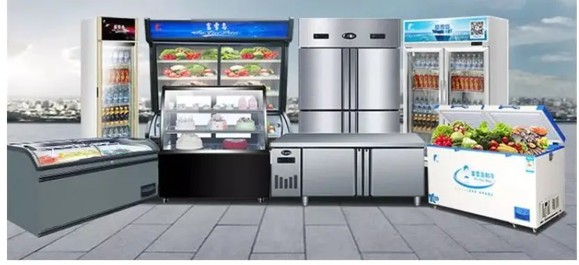 Freezepanda Commercial Transparent Glass Door Display Fridge