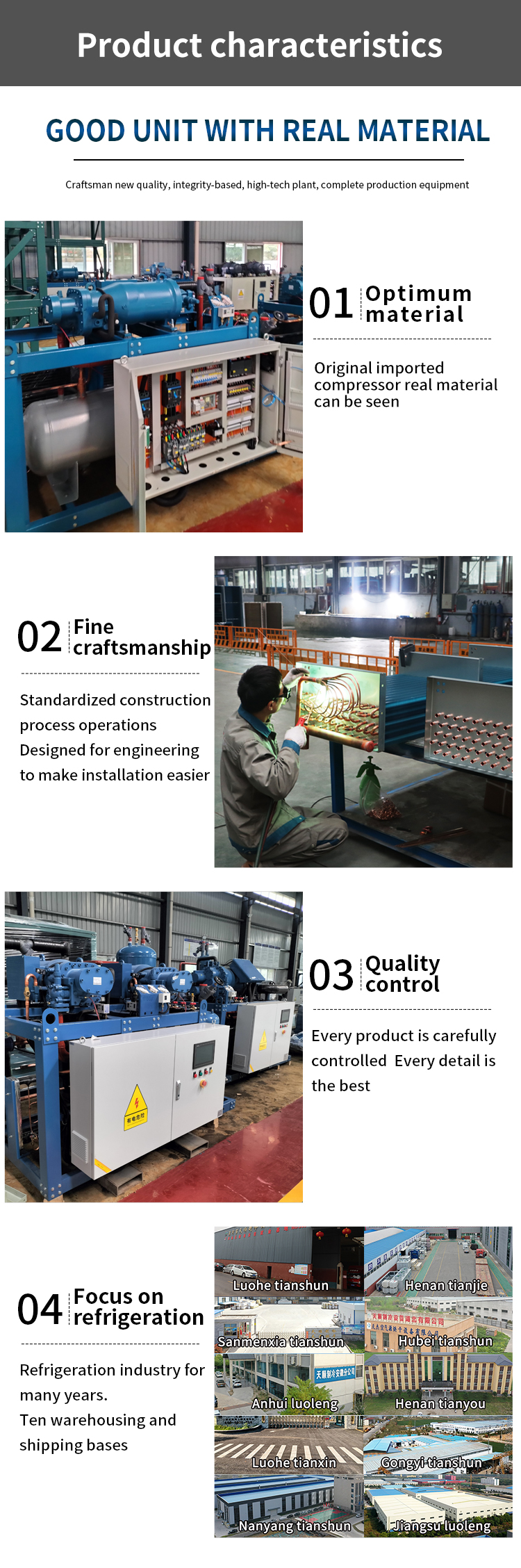 Cooling Condens Unit Scroll Compressor Water-cooled Condensing Unit ...