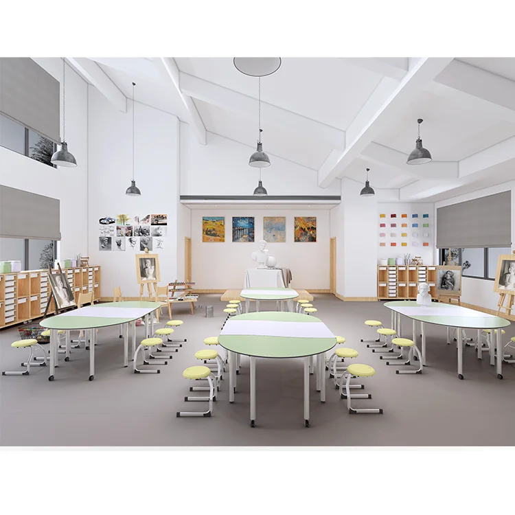 Yj Modern Collaboration Ergonomic Modern School Classroom Furniture ...