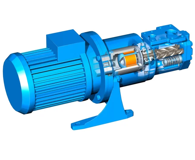 Industrial Sus Food Grade Helical Grease Single Screw Pump - Buy Screw ...