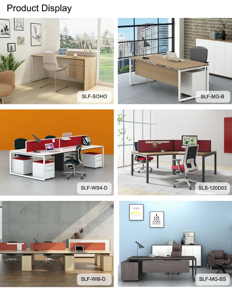 Modern 8 Person Desk Workstation - Versatile & Durable