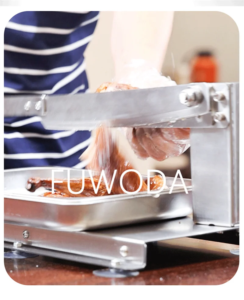 Hot Sale Guillotine Chop Chicken Fish Bone Cutting Machine Small ...