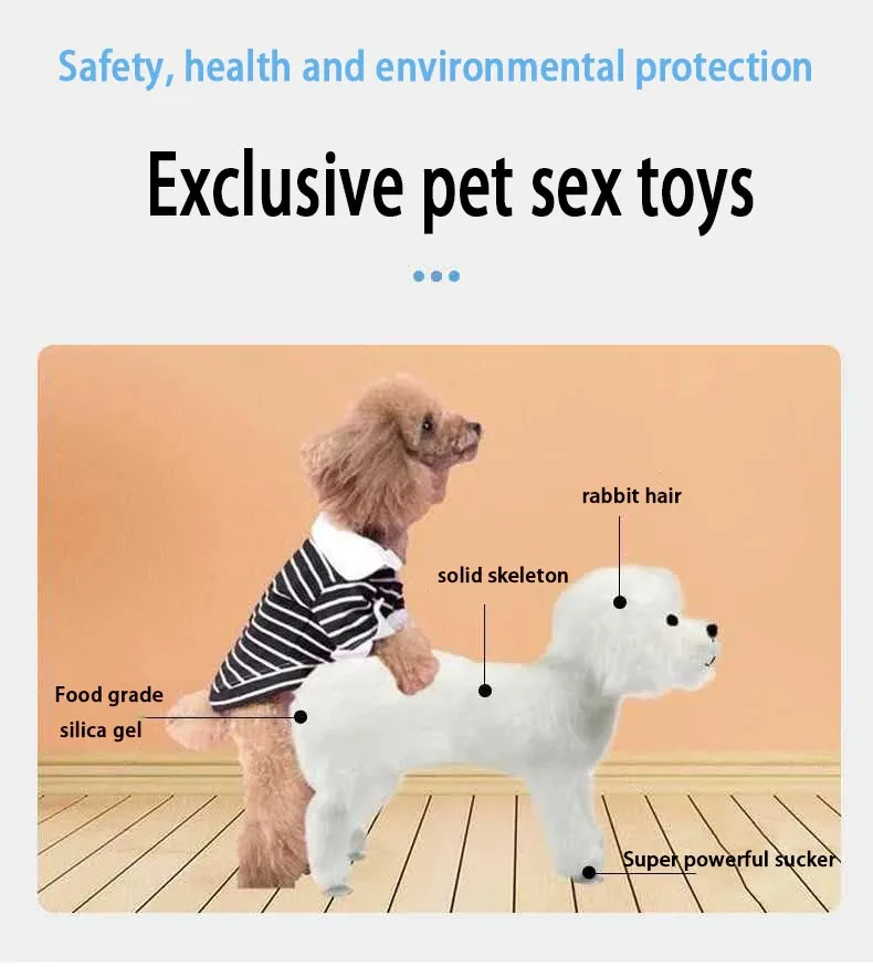 Silicone Simulated Mating Dog Toys - Vent Dog Toys for Heat Relief ...