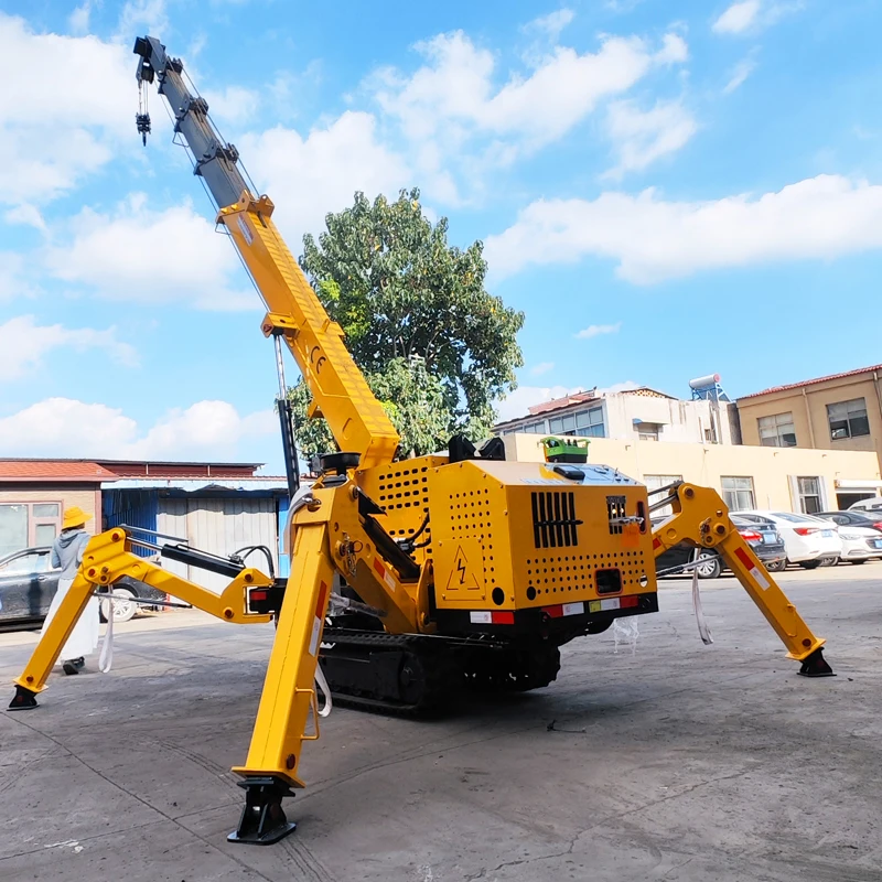 Mining Telescopic Boom Small Spider Crane 3ton 5ton 8ton Mini Heavy ...