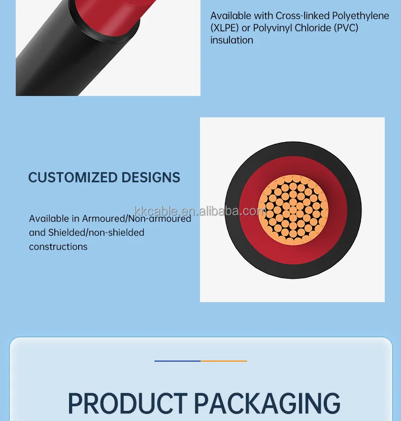 Xlpe Insulated Tinned Copper Power Wire 4mm 6mm 10mm 16mm 35mm 240mm ...