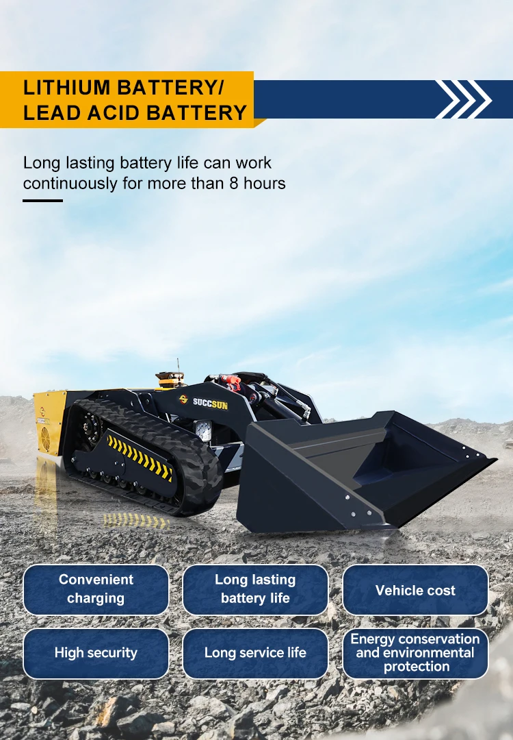 SUCCSUN Small Track Crawler Loader - High Quality Mini Skid Steer Loader