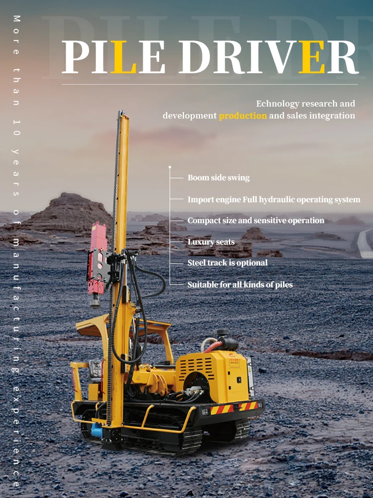 Vibro Hammer Vibratory Pile Driver Excavator Piling Machine Side Grip ...