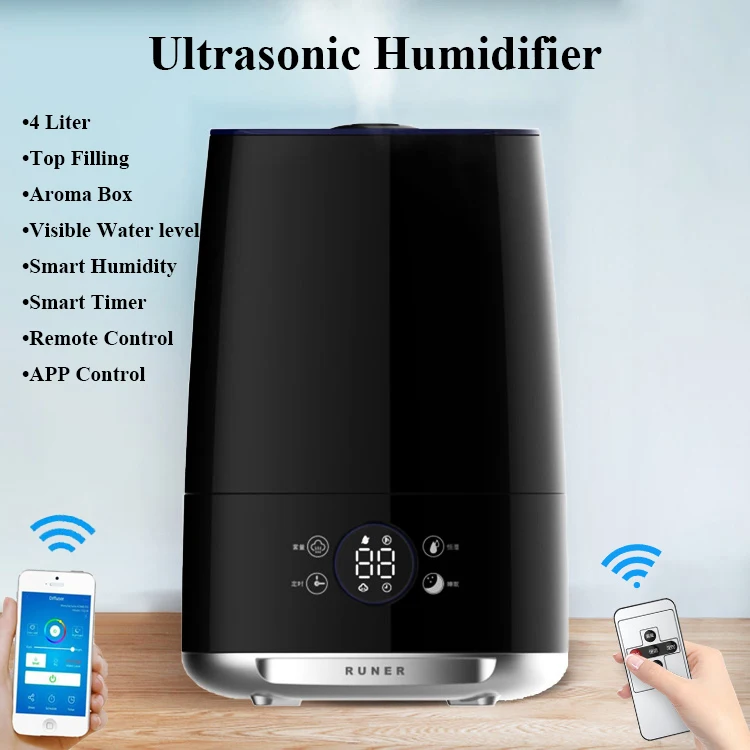 Runal Wifi Tuya App Top Fill H2o Aroma Diffuser Umidificador Cool Mist ...