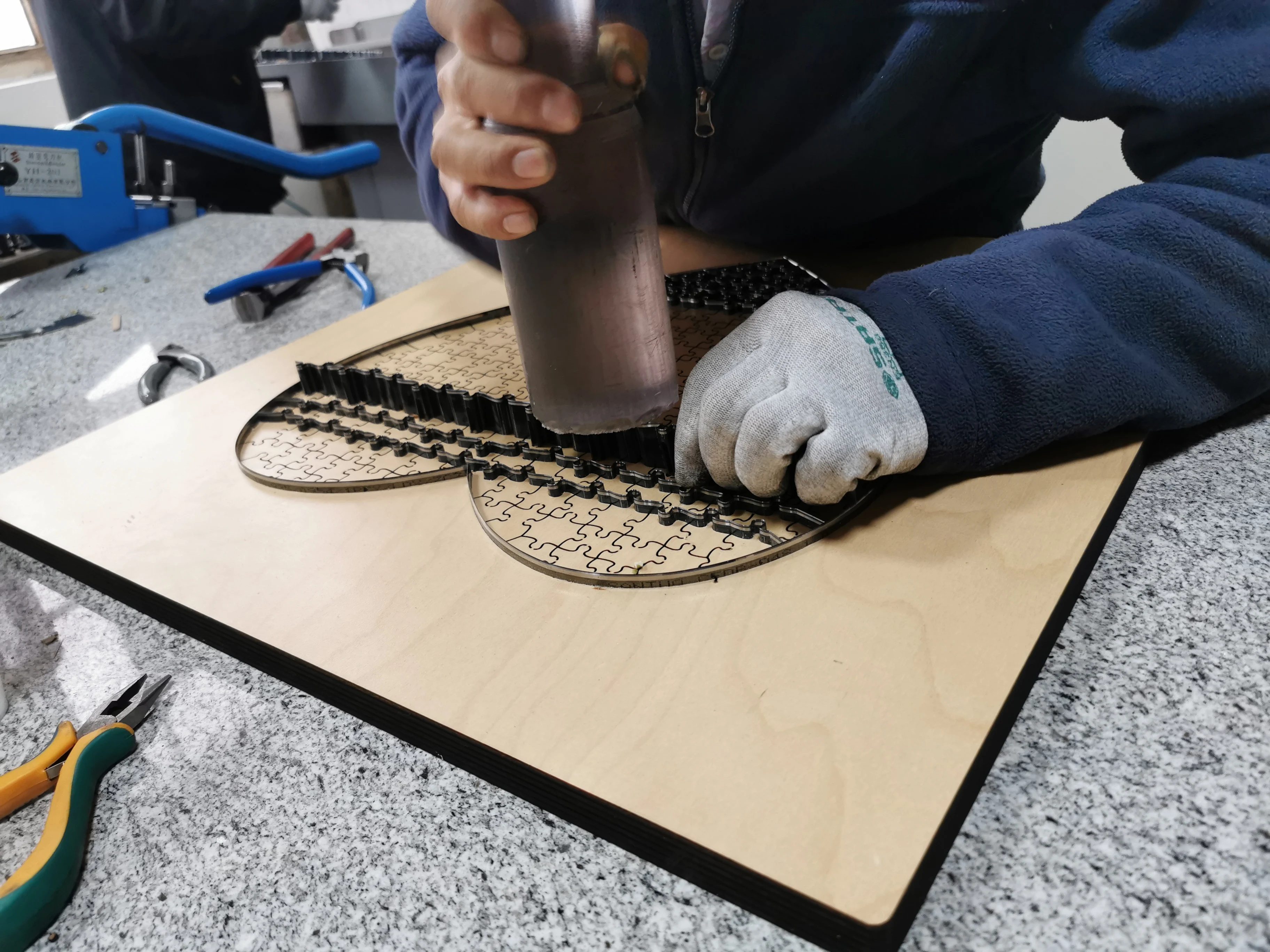 JIGSCUT Steel Rule Jigsaw Puzzle Cutting Die - A2-600pcs