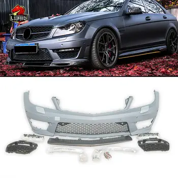 Amg C63 Body Kits For Mercedes Benz C Class W204 2008-2013 Pp Facelift ...