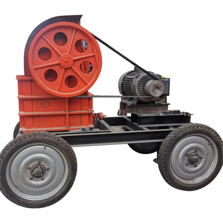 Basalt Stone Hitting Machine Mobile Jaw Crusher Spot Supply River ...