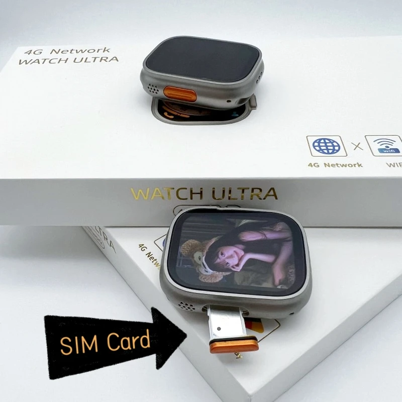 2023 New 4g Smart Watch Dw88 Dw89 Rear Camera Wifi Gps Inserted Sim ...