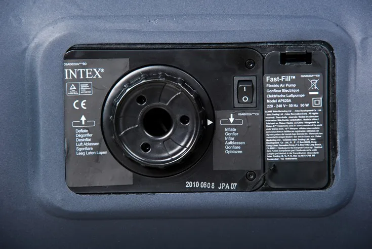 Intex 64448 Queen Dura-beam Series Headboard Airbed Inflatable Air Mattress Built In Pump - Buy ...