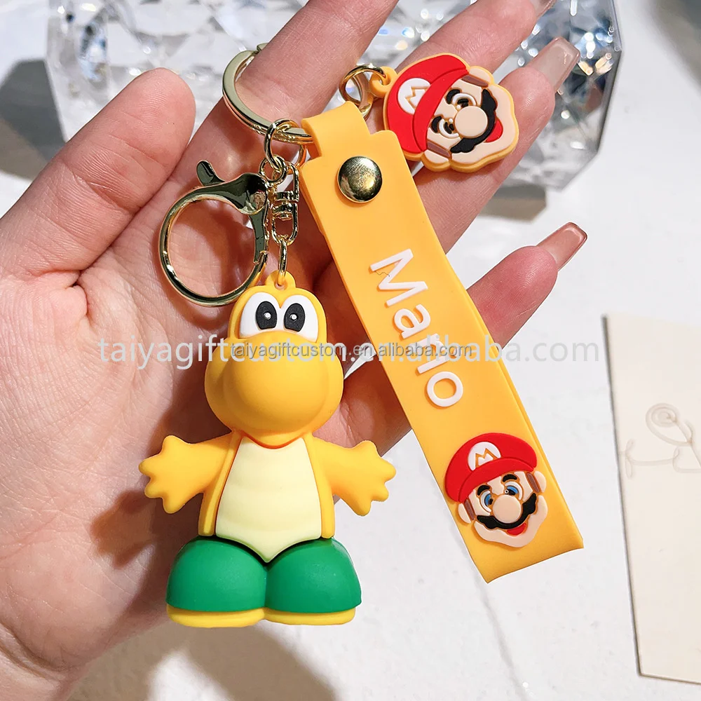 2023 Wholesale 3d Creative Ty-super Mario Gift Key Chain Gift For ...