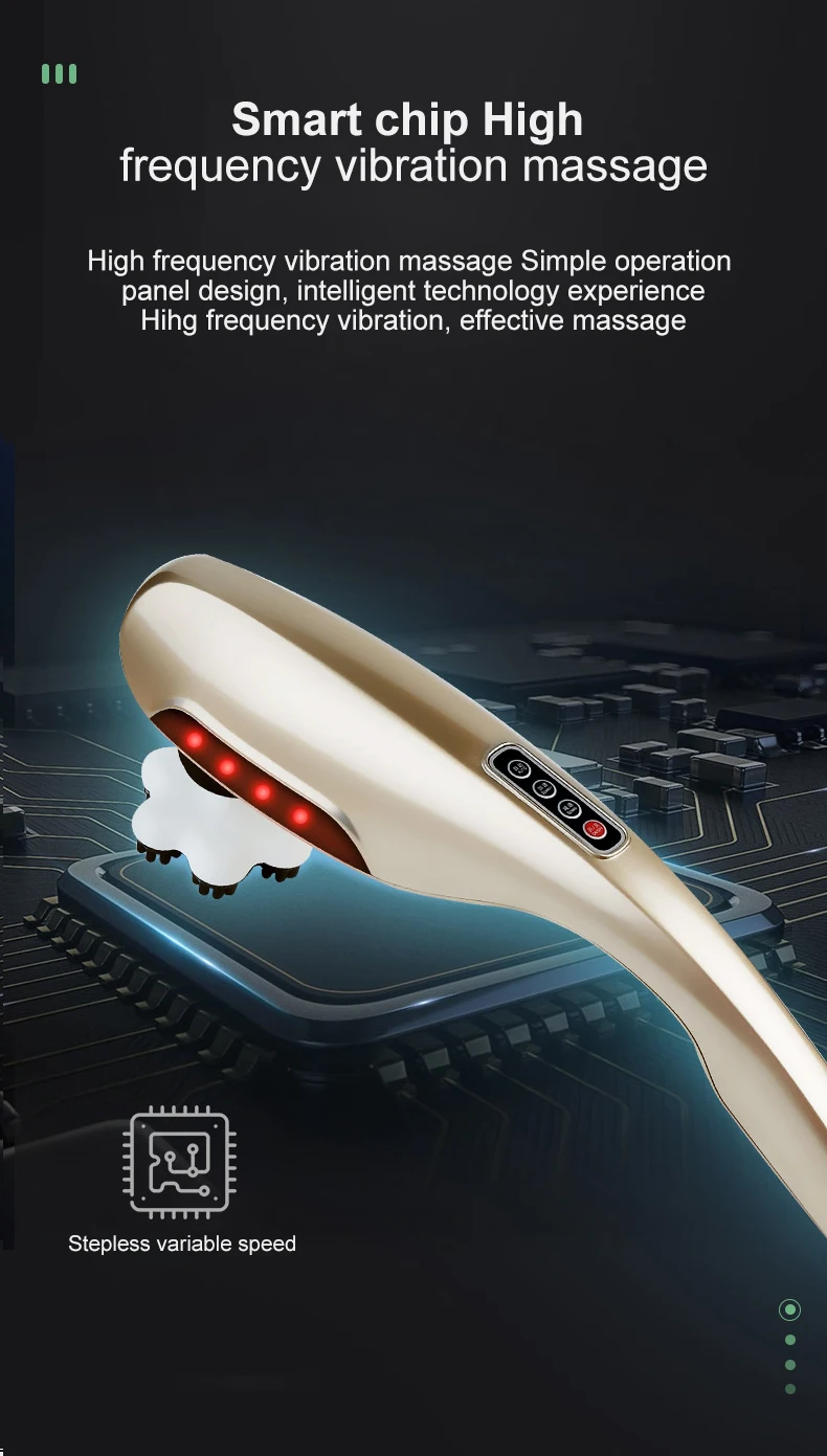 Best Selling Rechargeable High Frequency Vibration Electric Handheld ...