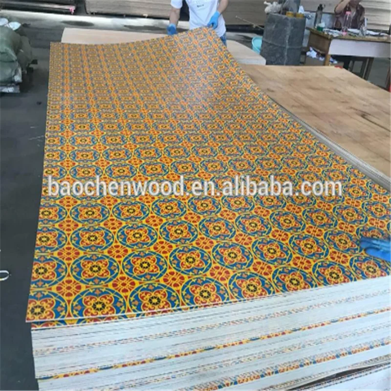 2.5mm Pu Paper Coated Overlay Plywood Or Mdf For Tv Scene Decoration ...