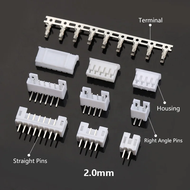 2pin-16pin Molex Housing Connector 2.0mm Pitch for PCB