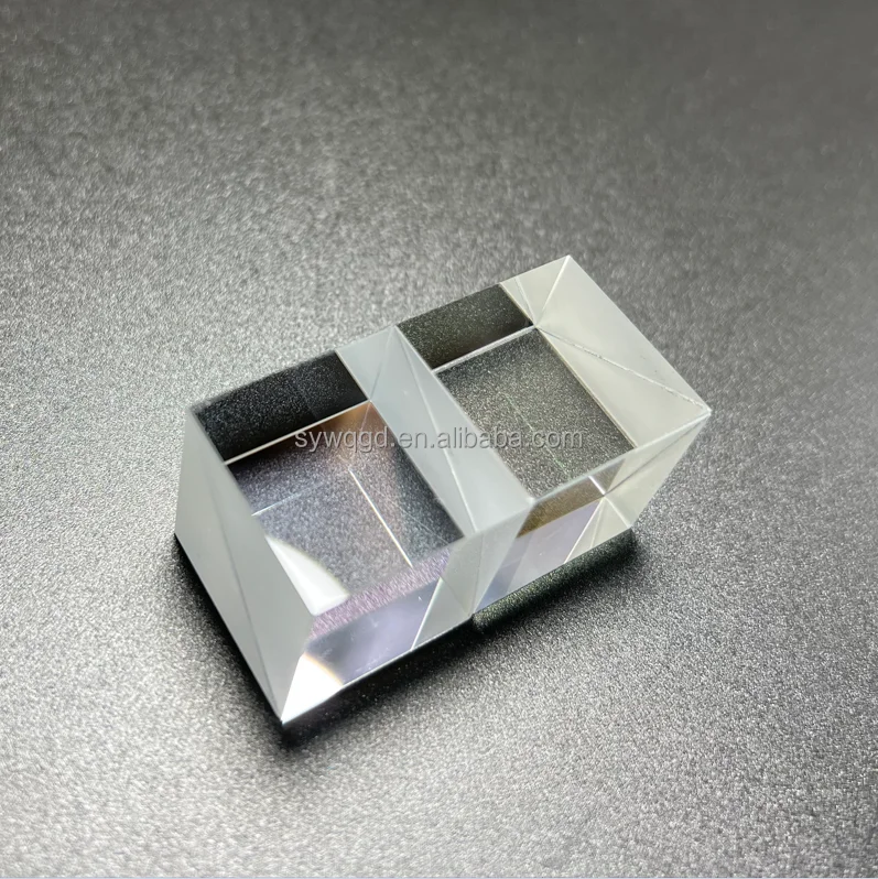 Custom Or Stock Optical Glass K9zf Cube Coated Pbs Polarized Beamsplitter Prism For Face ...