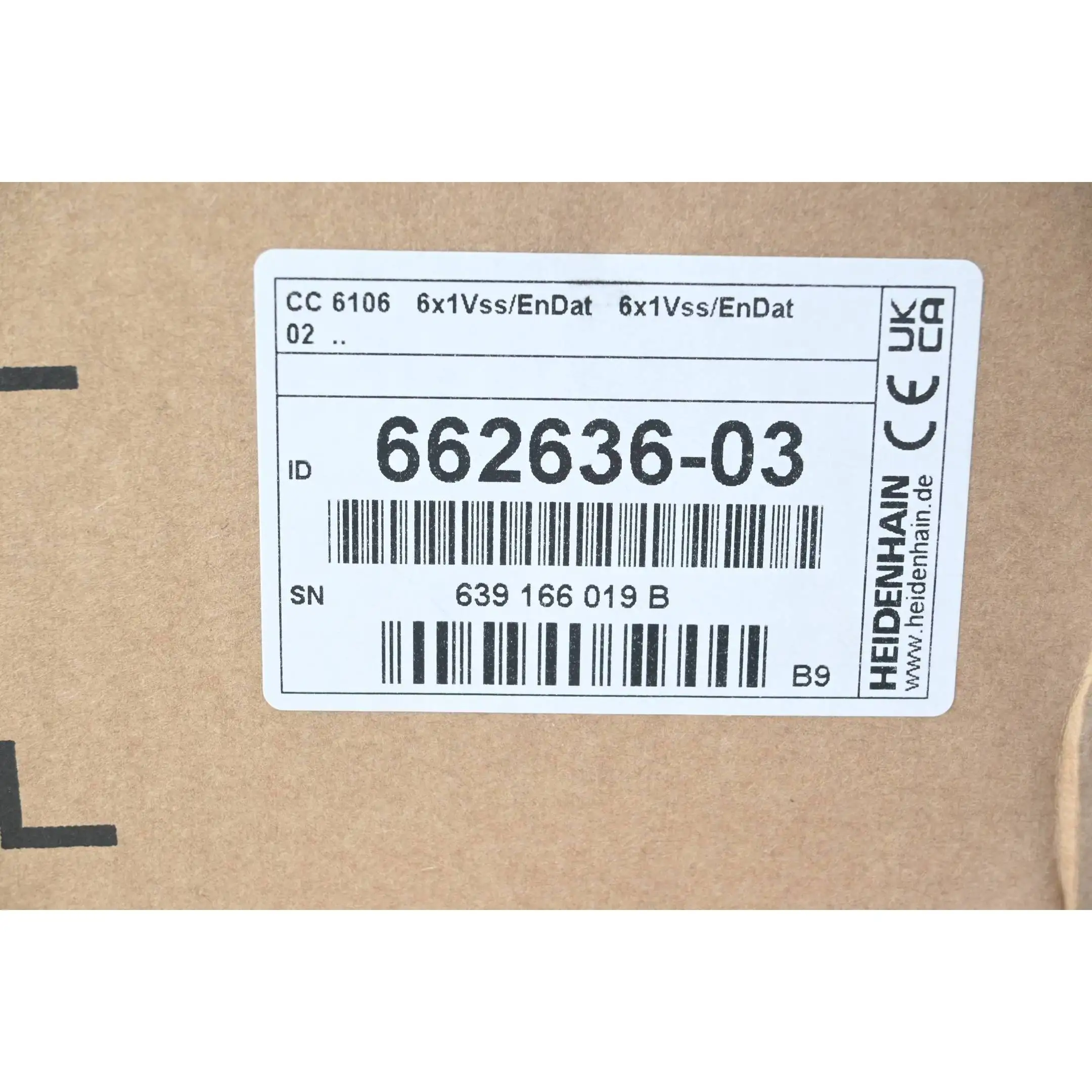 Heidenhain CC 6106 Control Unit 6x1Vss/EnDat 6x1Vss/EnDat 02 V. B9 ...