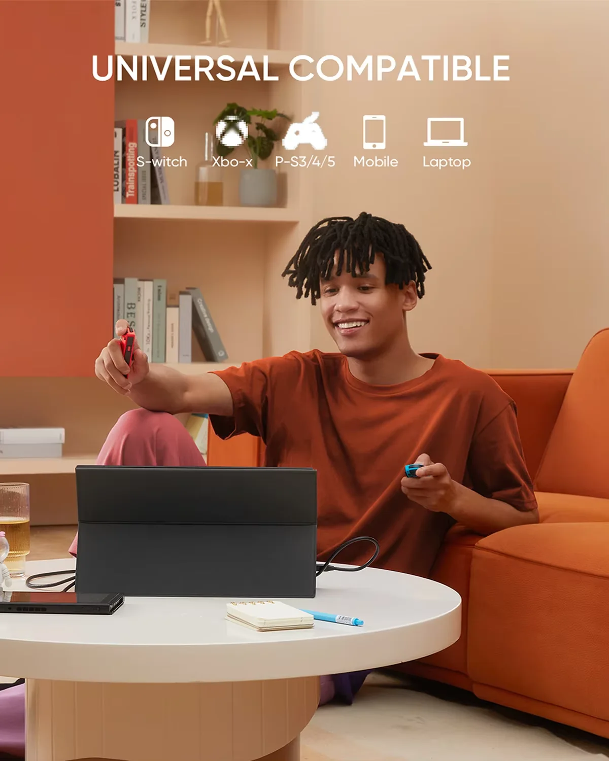 21.5-inch 100Hz IPS LED Type-C 2K Touch Screen Portable Monitor ...