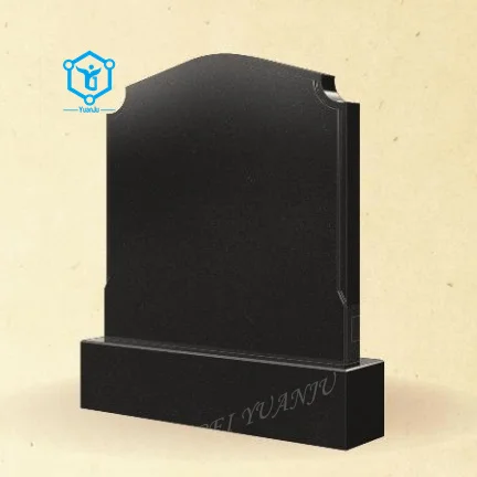 Yuanju China Headstone Black Granite Grave Stone Cemetery Tombstones ...