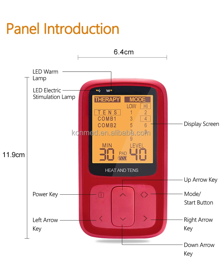 Iso13485 Approved Tens Unit Muscle Stimulator Ems Massager For Shoulder ...