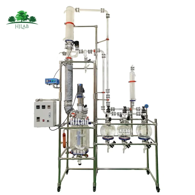 Distillation Jacketed Glass Reactor With Raschig Ring Filler And Reflux ...