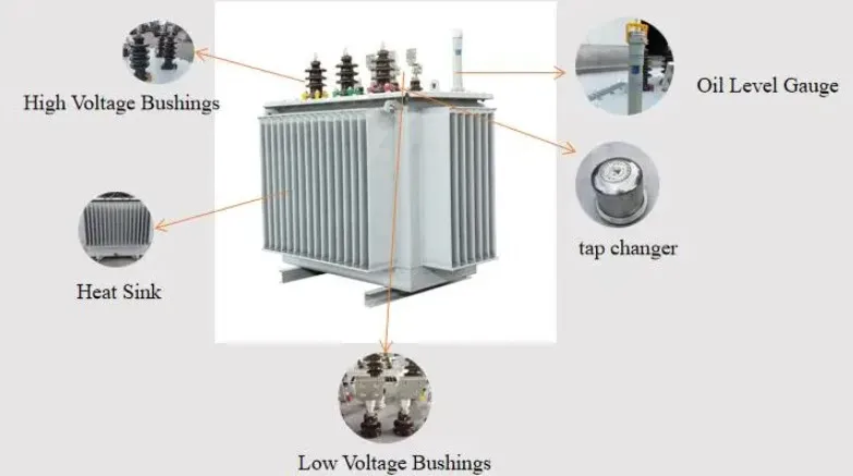 Three Winding Power Transformer 38kv 35kv Oil Immersed Power ...