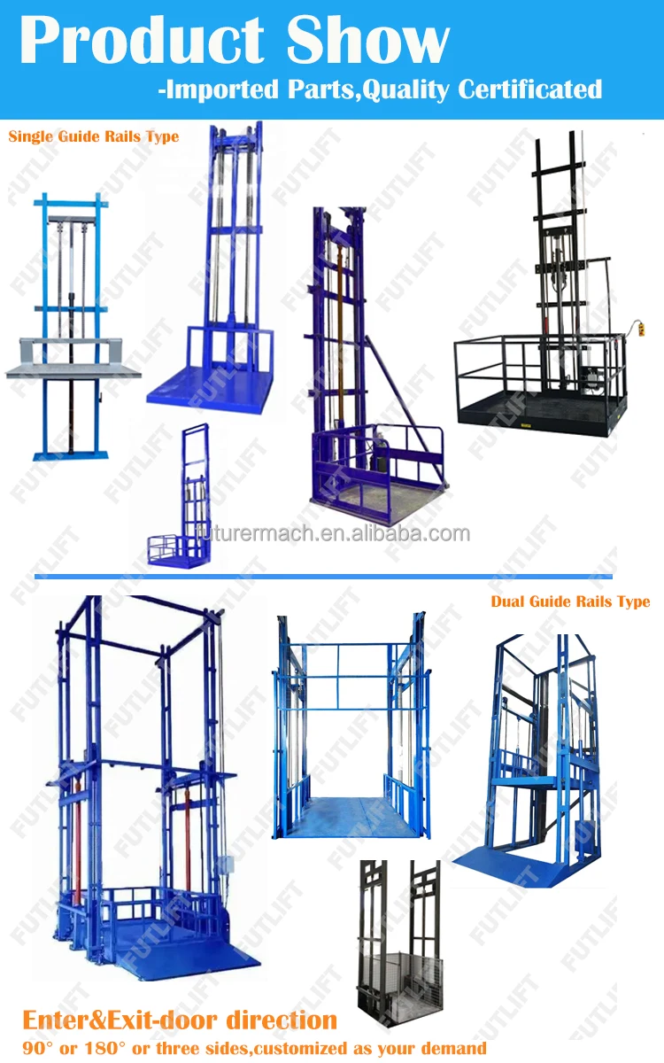500kg to 1000kg Goods Elevator Lift - Efficient Material Handling
