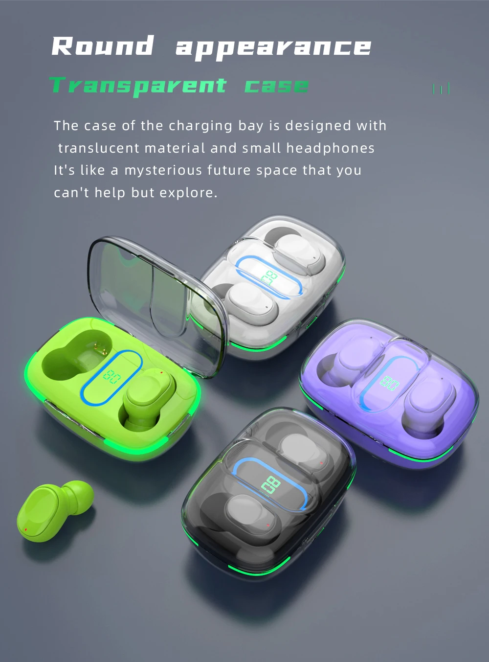 Y90 TWS Wireless Sport Earbuds - Mini HIFI Waterproof Headphones with ...
