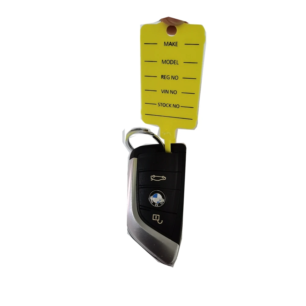 Plastic Arrow Key Tags for Automobile Workshop Organization