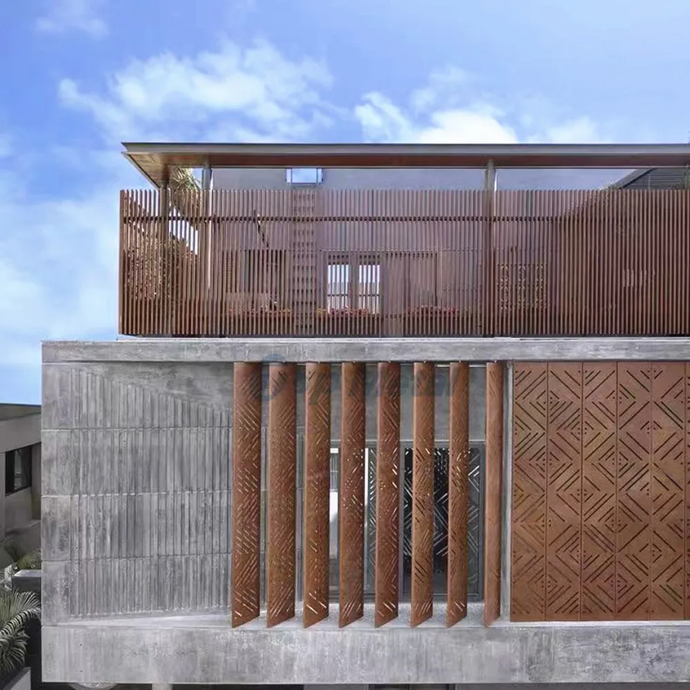 exterior cladding facade sliding metal wall screen aluminum window ...