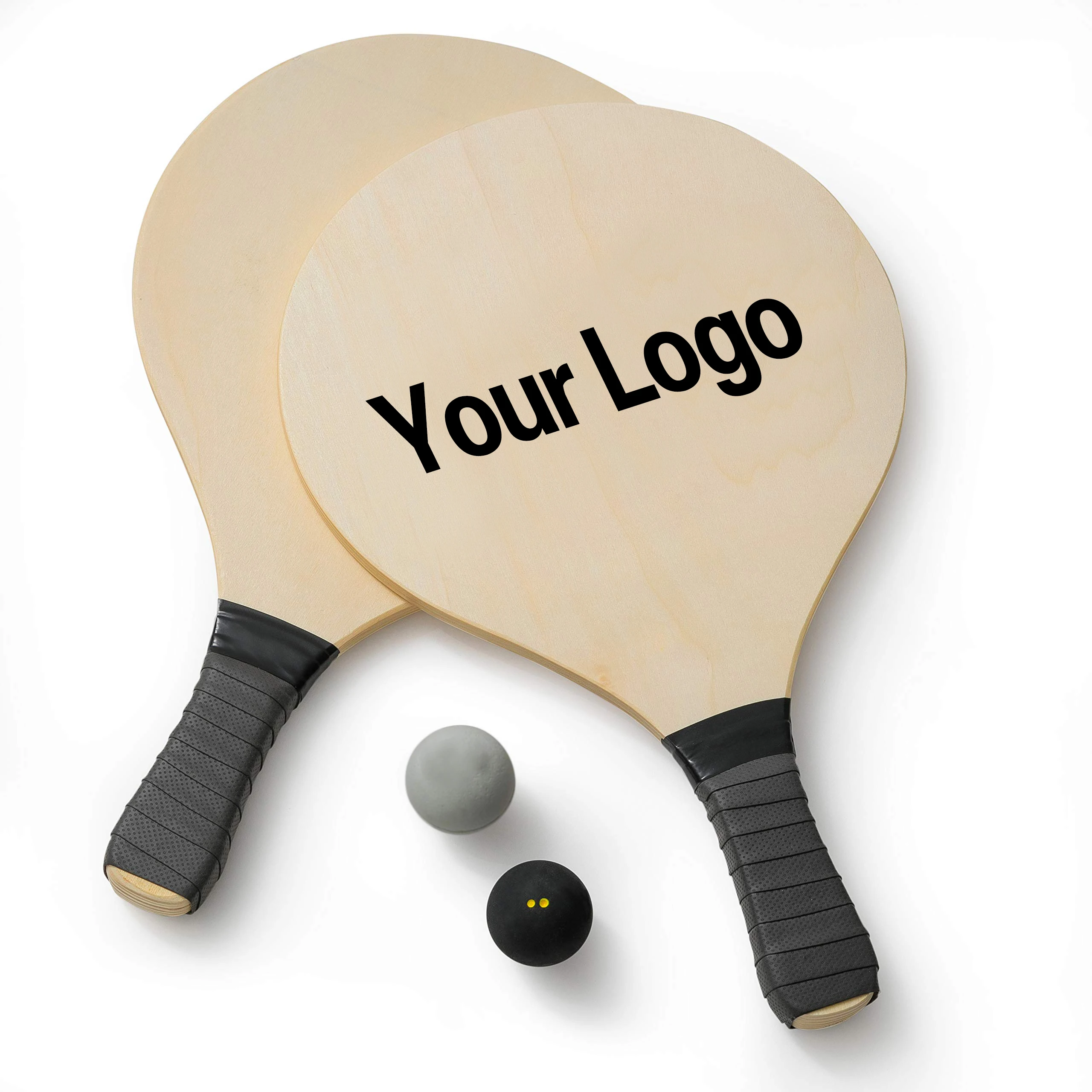 Beach Paddle Ball Set Wooden Beach Racket Paddle Game Indoor And ...