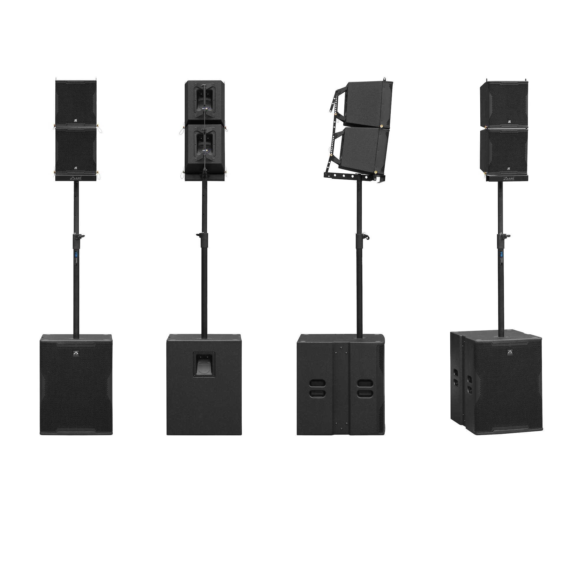 Coaxial Line Array Speaker Active Passive Compact Mini Line Array Professional Audio System ...
