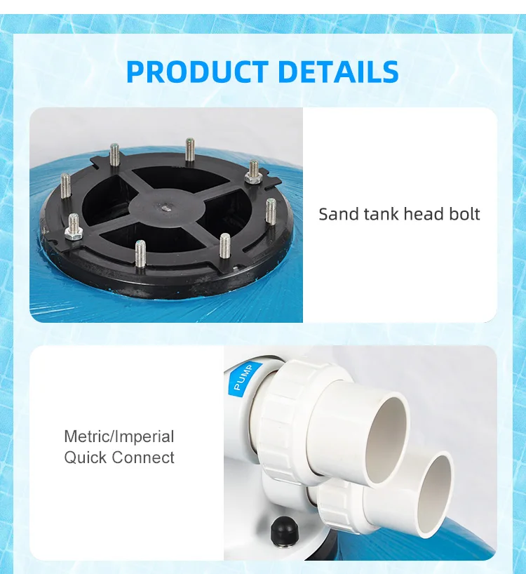 Swimming Pool Water Treatment System - Fiberglass Sand Filter