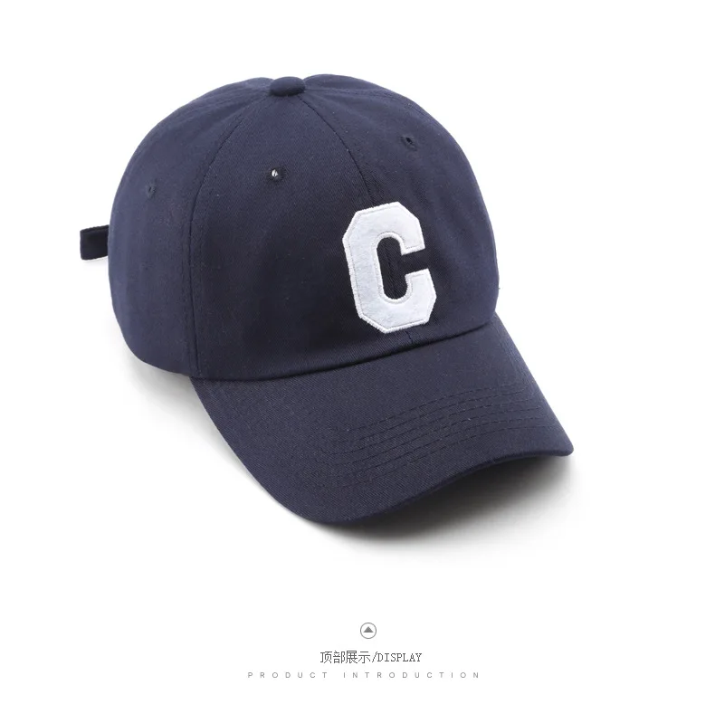 Big C Embroidered Duck Tongue Hat Outdoor Women's Sun Protection And ...