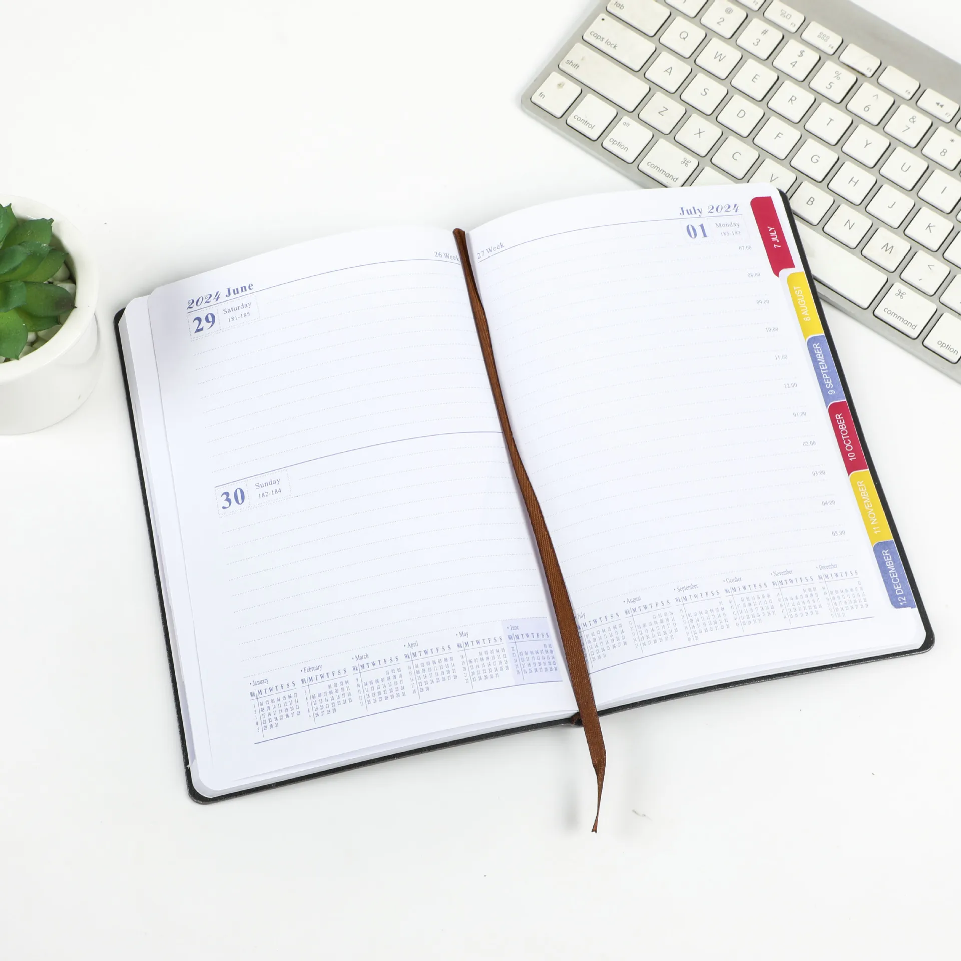 Custom Daily Priority Journal Stitch Diary Leather Notebook Notebook ...