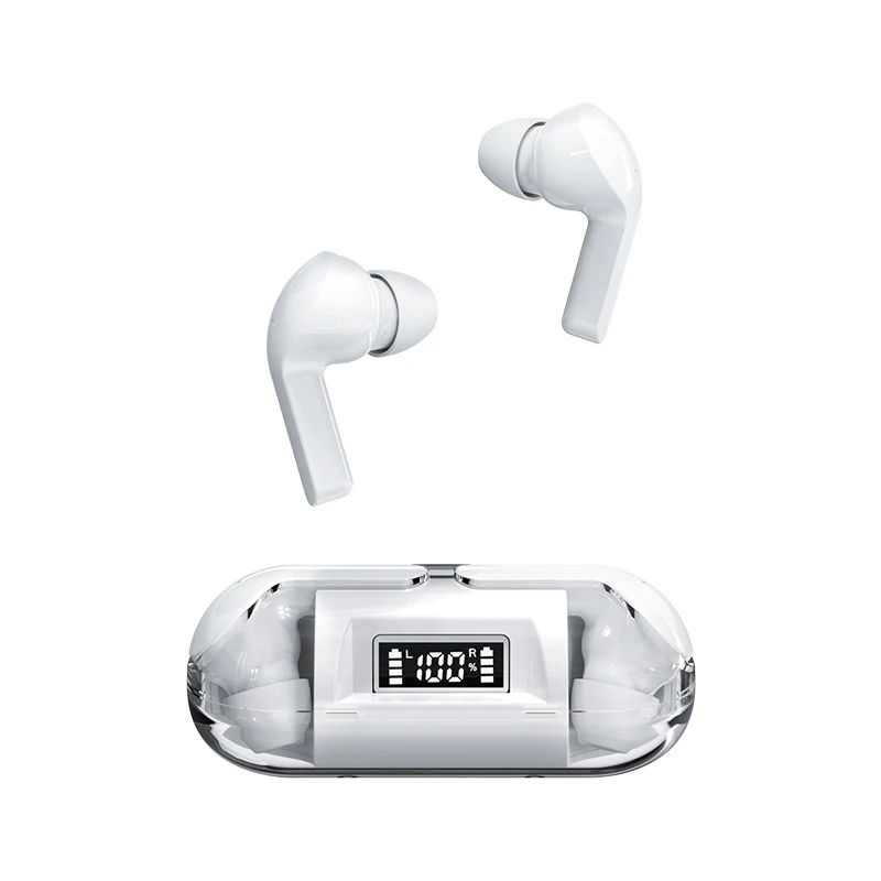 Factory TM20 Transparent HD TWS Sound Wireless Earbuds 5.3 Waterproof ...