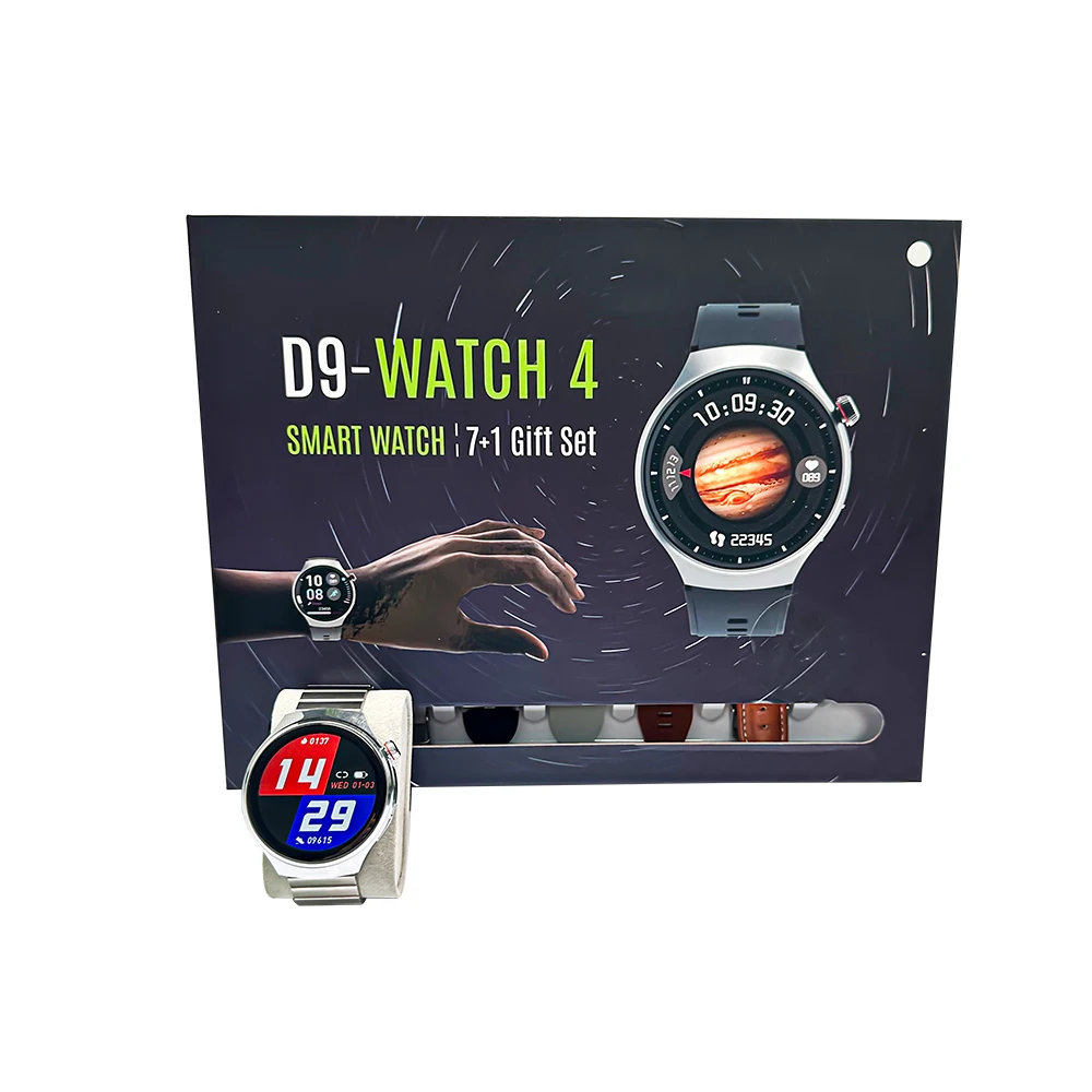 D9-watch 4 Smart Watch - 1.5 Inch Round Screen Pro NFC BT