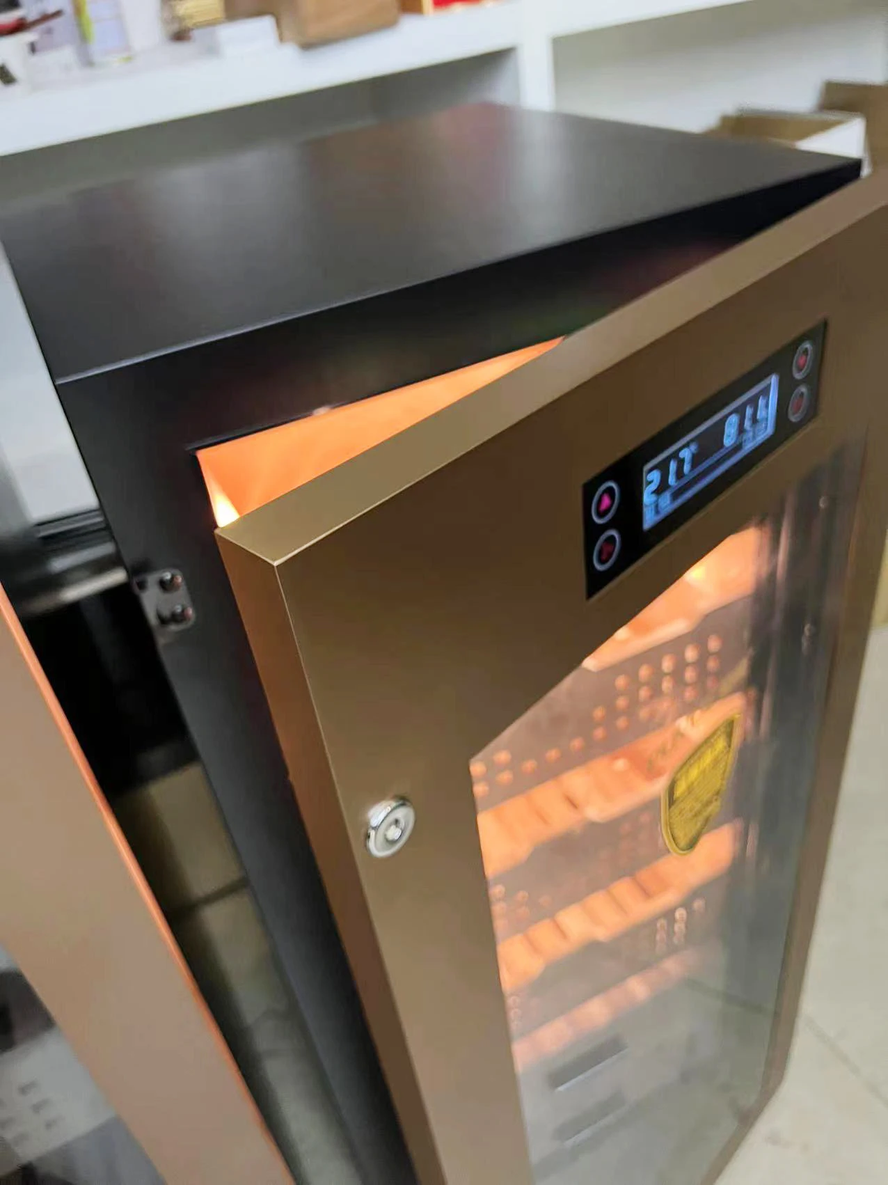YOHTRON 88L Electric Cigar Humidor - Perfect for Hotels & Homes