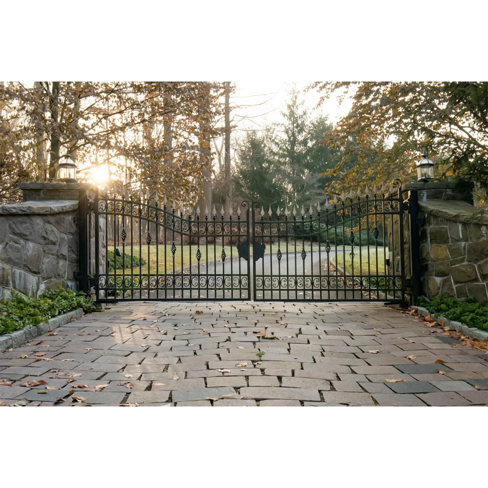 Modern Smart House Main Gates Designs for Houses Wrought Iron Garden ...