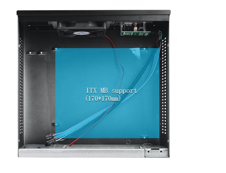 OEM Mini ITX Case - Cheap Mini PC Station with 8 COM Ports