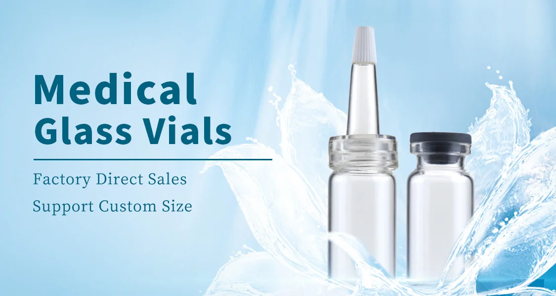 Sterile Empty Glass Vials - Ideal for Medical Injection