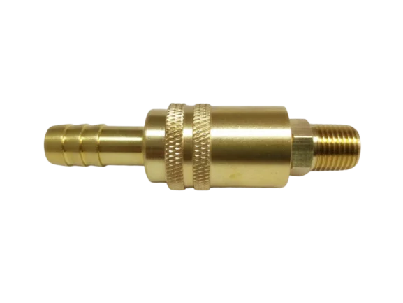 DME Brass Water Coupling - High Temperature & Corrosion Resistant