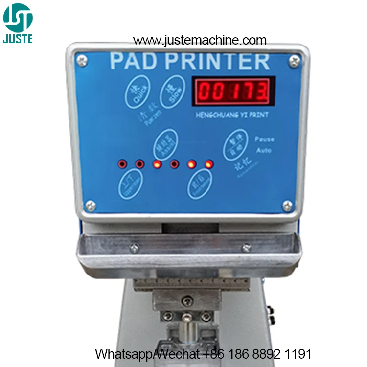 Closed Ink Cup Desktop Pad Printing Machine Mini 1 Single Color Table ...